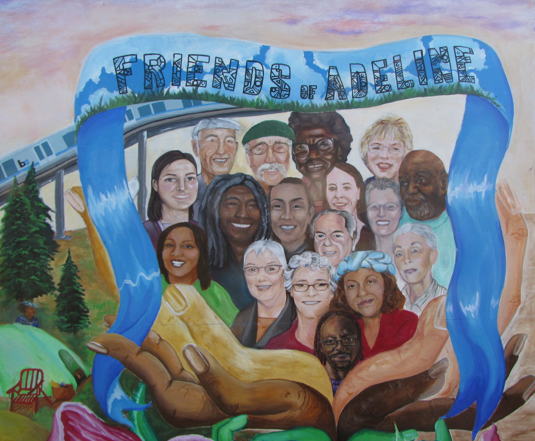 The Invisible Becomes Visible Mural – Our Lives Our Photographs